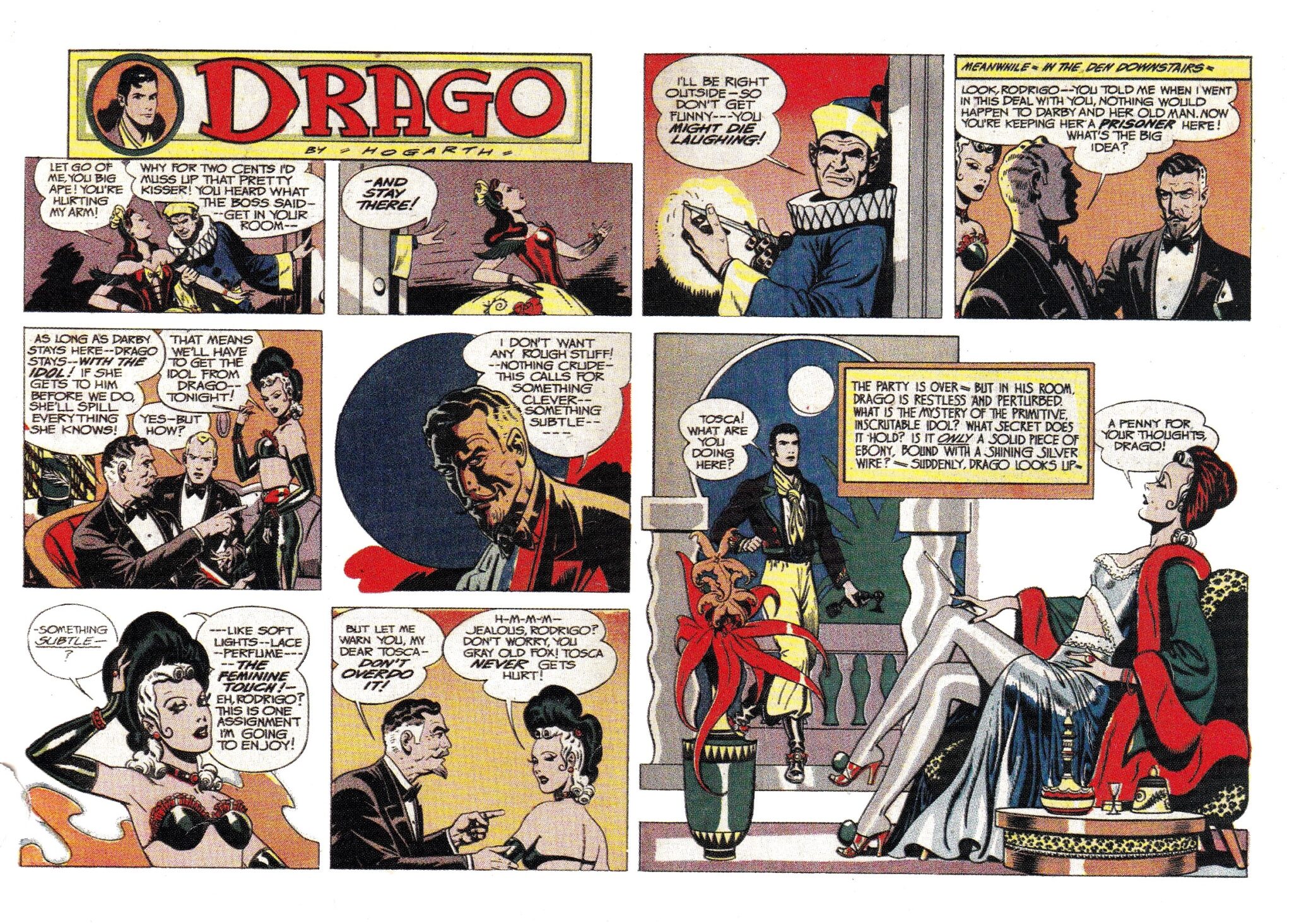 BURNE HOGARTH’S SPECTACULAR TARZAN: A Birthday Salute In 13 STRIPS AND ...