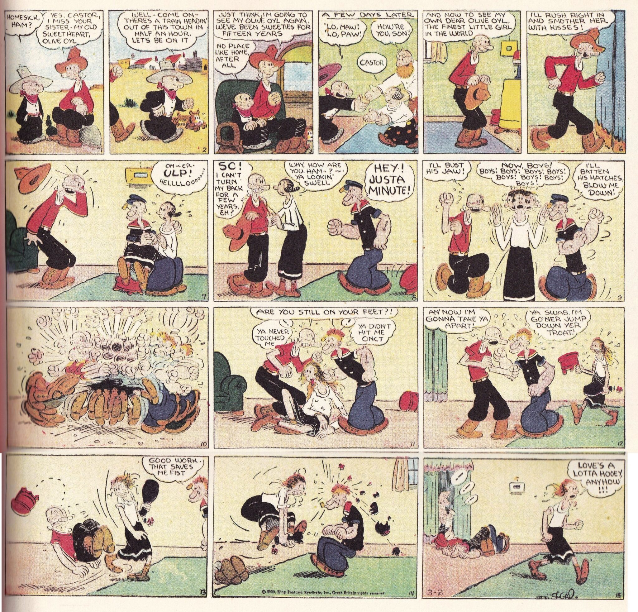 POPEYE AND HIS PAPA: A Birthday Tribute to the Great E.C. SEGAR | 13th ...