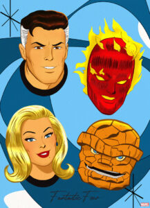 FANTASTIC FOUR: Dig These Magnificent New Prints by DES TAYLOR | 13th ...