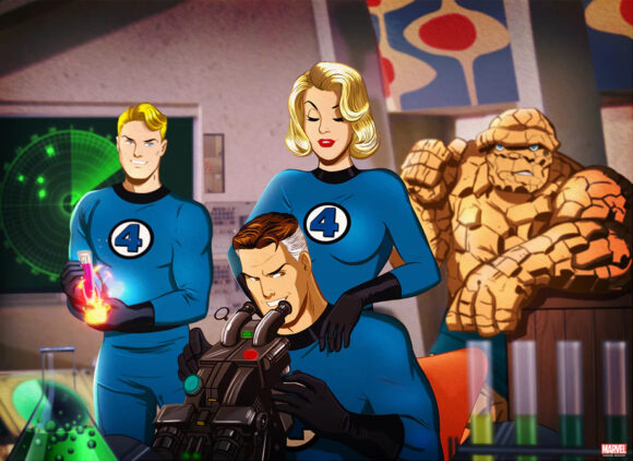 FANTASTIC FOUR: Dig These Magnificent New Prints by DES TAYLOR | 13th ...