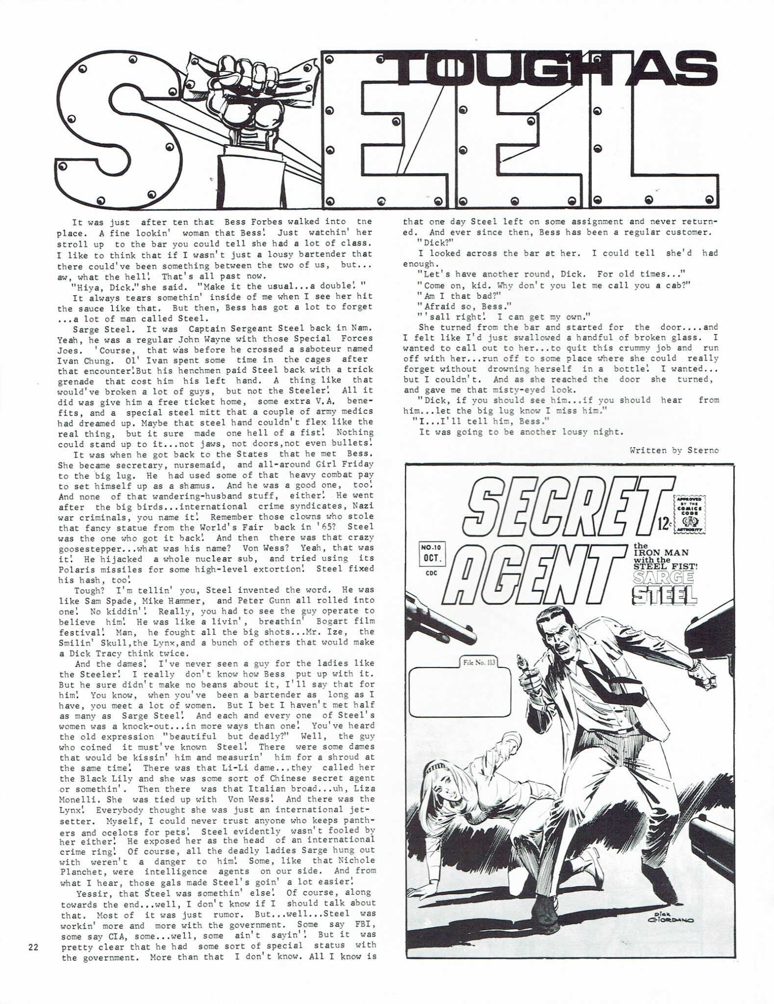 PAUL KUPPERBERG: My 13 Favorite Features From the CHARLTON PORTFOLIO ...