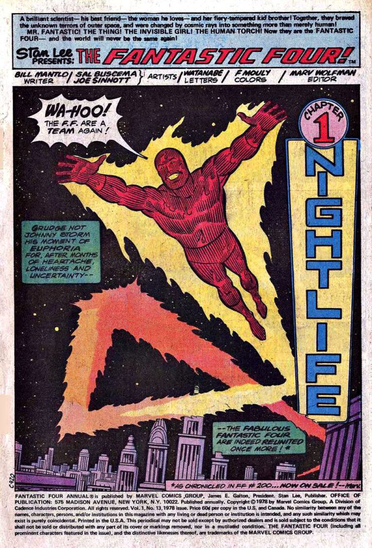 PAUL KUPPERBERG: My 13 Favorite SAL BUSCEMA Splash Pages | 13th ...