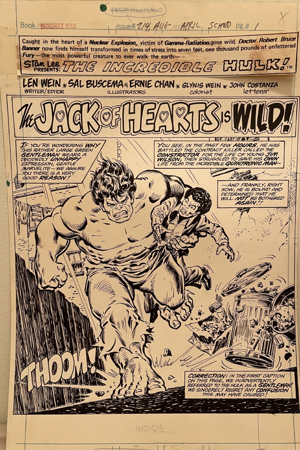 PAUL KUPPERBERG: My 13 Favorite SAL BUSCEMA Splash Pages | 13th ...