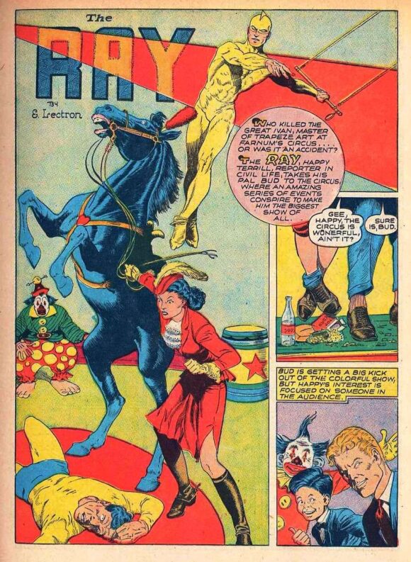 REED CRANDALL: Shining the Light on THE RAY | 13th Dimension, Comics ...