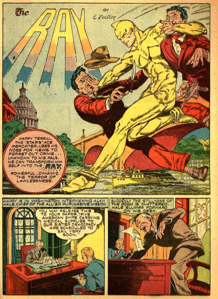 REED CRANDALL: Shining the Light on THE RAY | 13th Dimension, Comics ...