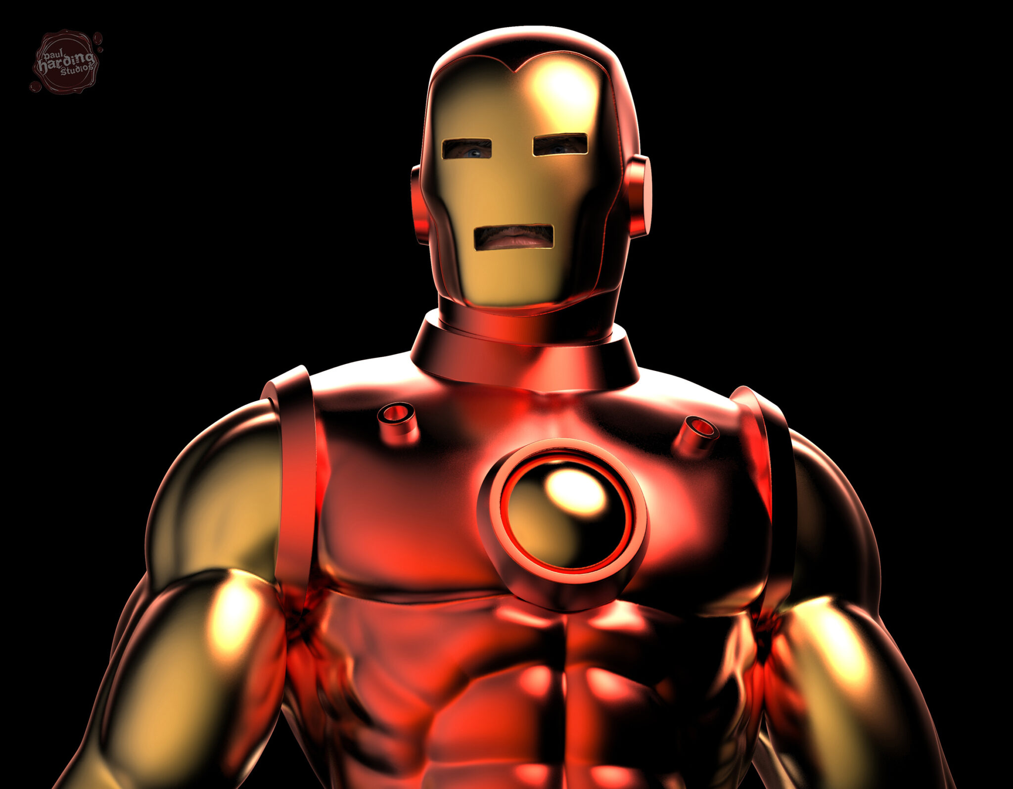 Dig 13 Incredible MARVEL IN THE 1970s 3D Portraits by PAUL HARDING ...