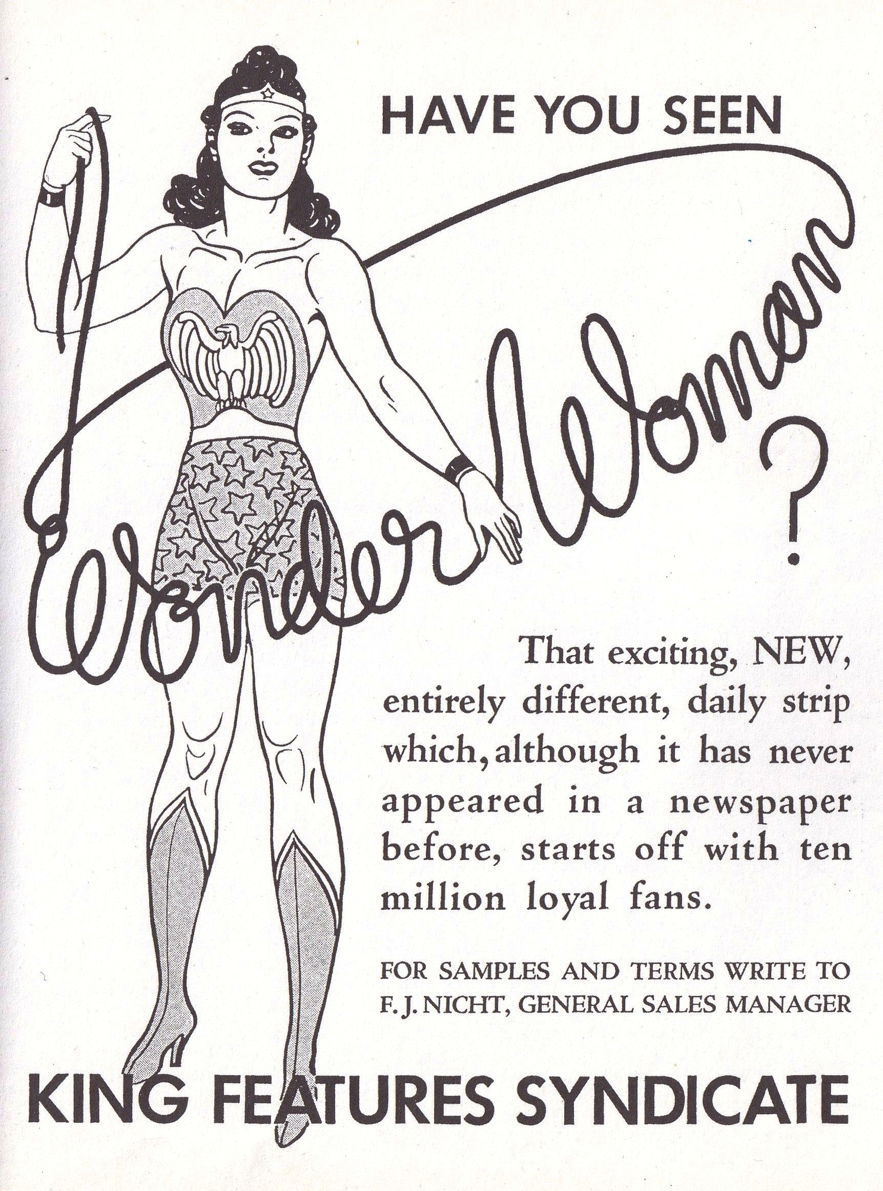 An H.G. PETER Birthday Salute in 13 Classic WONDER WOMAN NEWSPAPER ...
