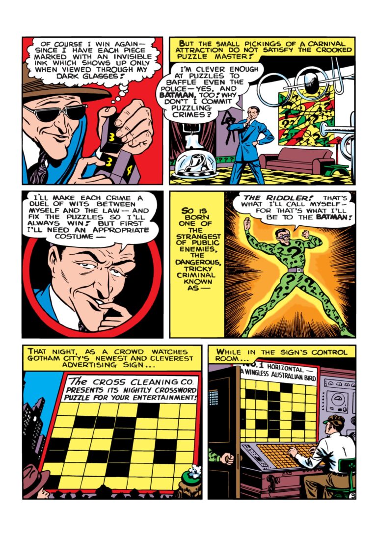 THE RIDDLER Makes His SILVER AGE Splash: A 60th Anniversary INSIDE LOOK ...