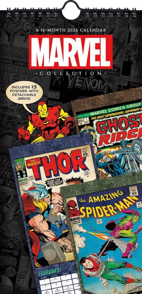 2026 MARVEL Calendars Salute the SILVER and BRONZE AGES | 13th ...