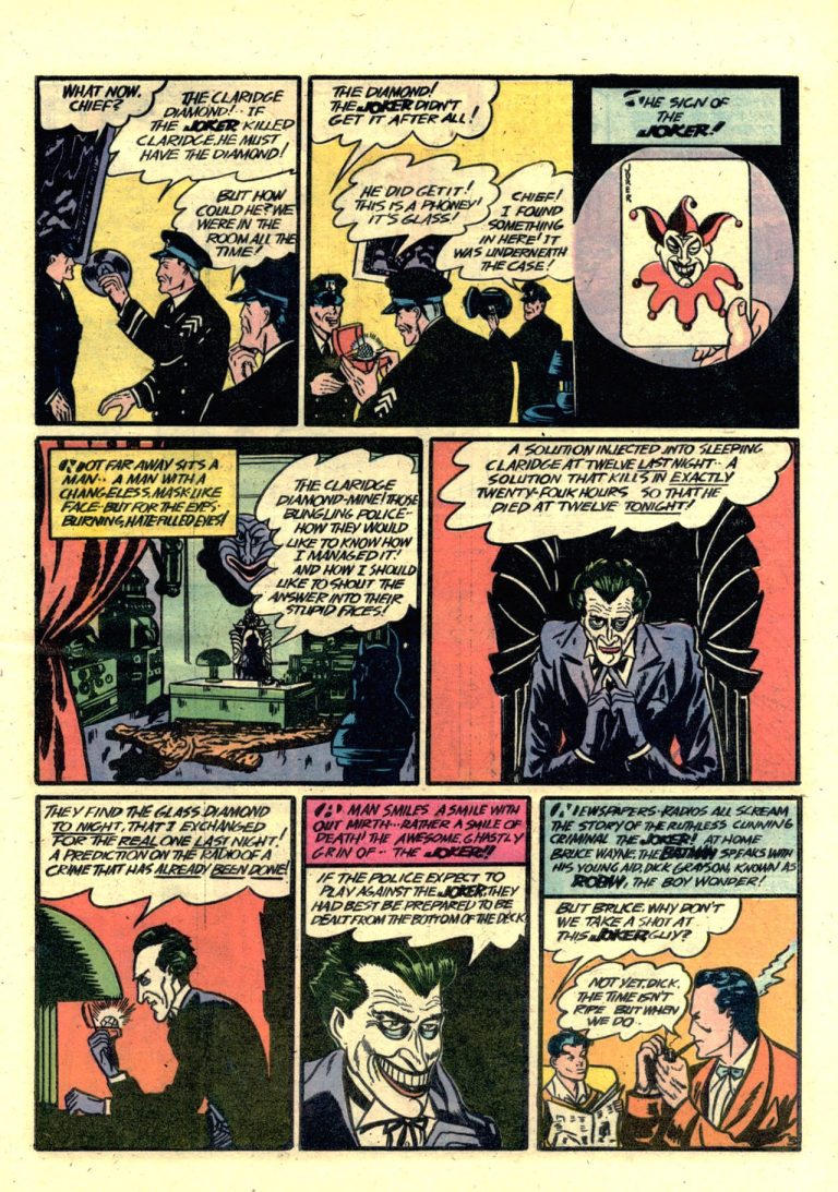 The Innovations From 1940’s BATMAN #1 That Are With Us to This Very Day ...