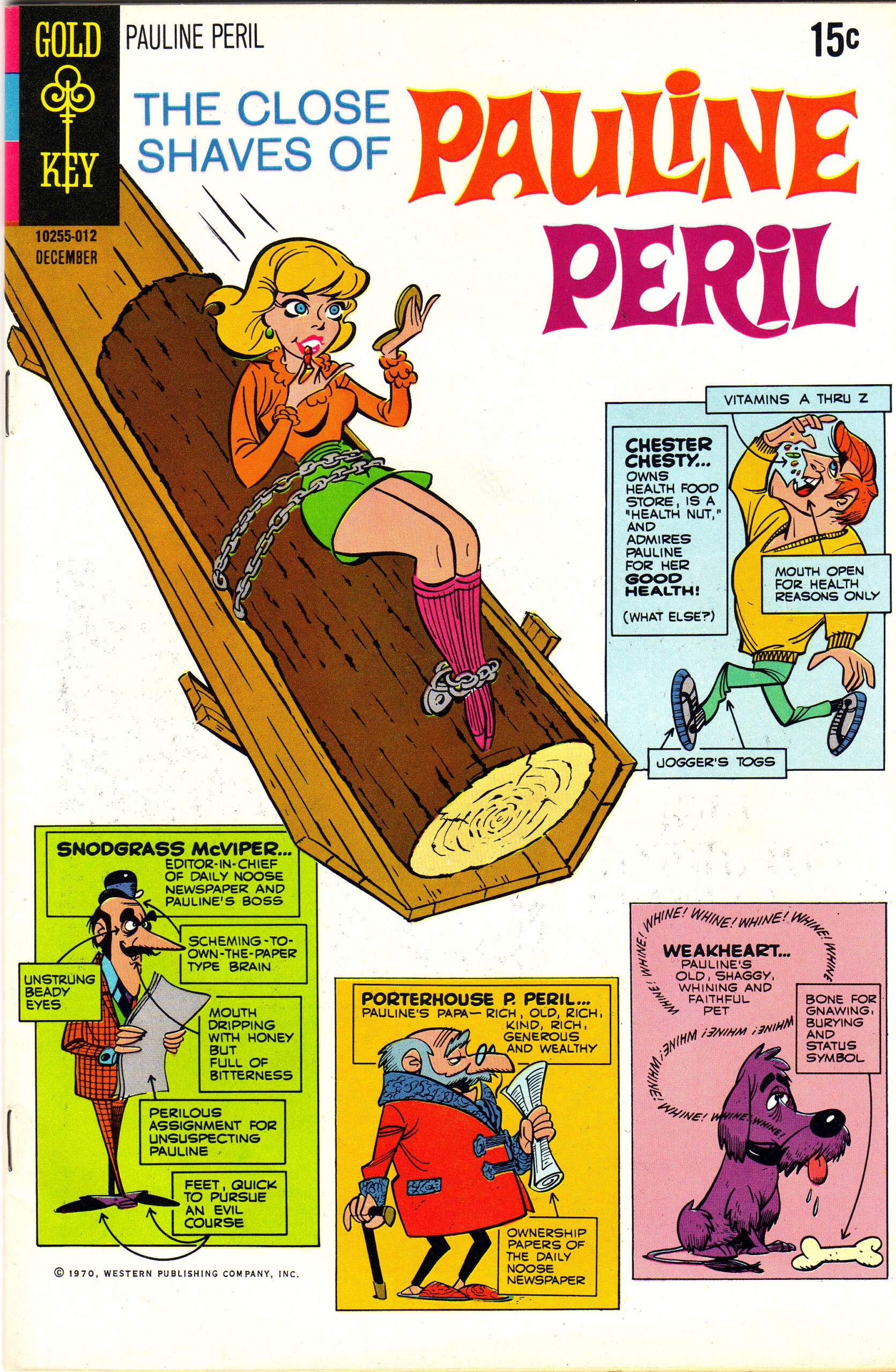 ODDBALL COMICS: 1970’s The Close Shaves of Pauline Peril | 13th ...