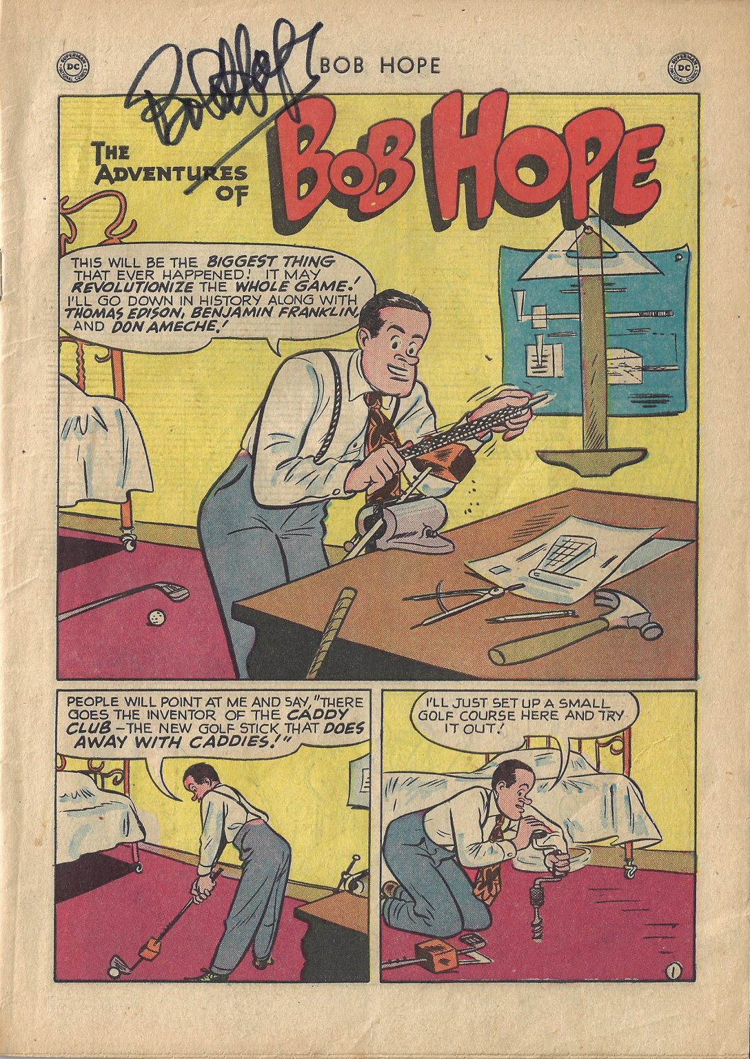 13 GREAT GAGS From DC’s Classic BOB HOPE Comic Book | 13th Dimension ...