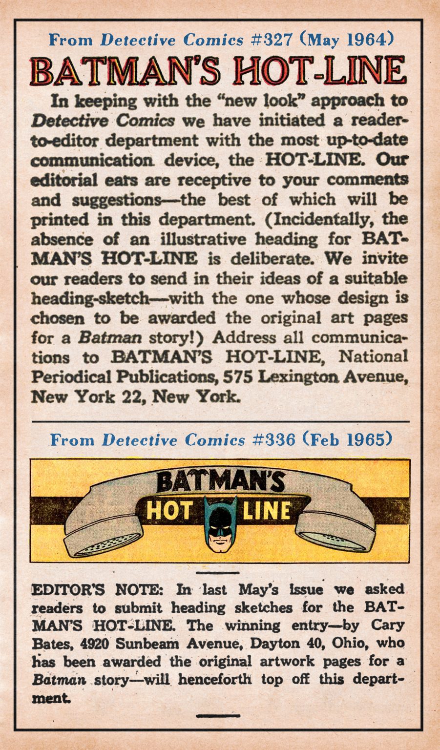 The Nine Faces of BATMAN’S HOT-LINE — REVEALED | 13th Dimension, Comics ...