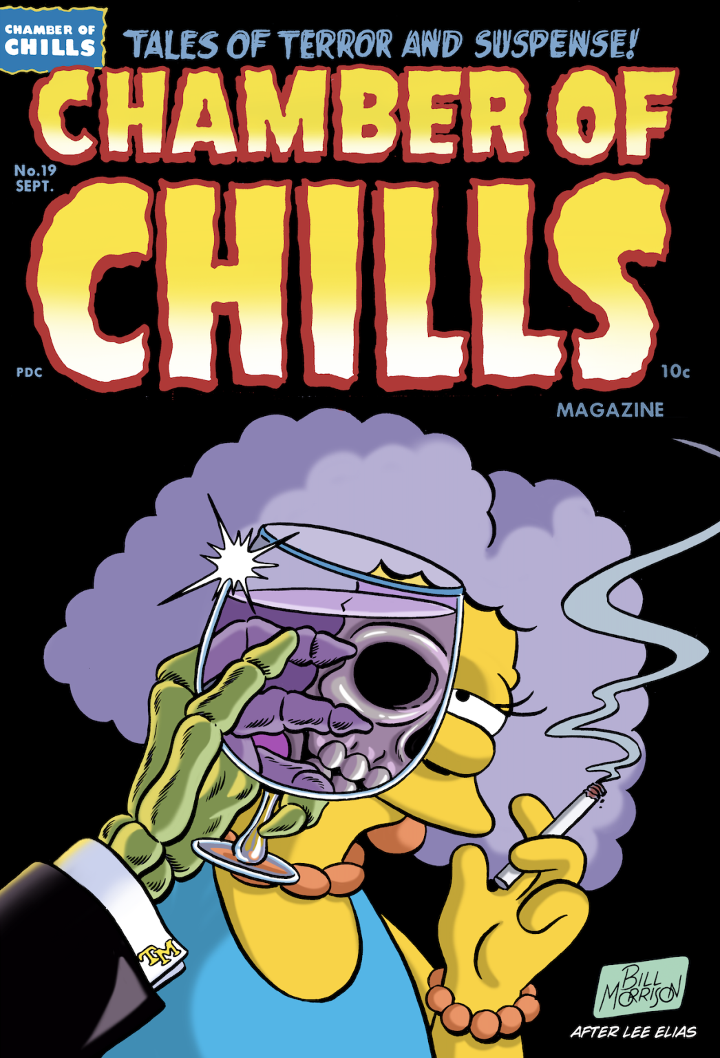 CHAMBER OF CHILLS #19: A Lovingly Lurid SIMPSONS Birthday Salute to LEE ELIAS | 13th Dimension ...