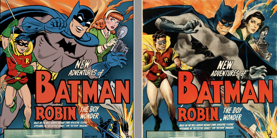 WHAT IF the 1949 BATMAN and ROBIN SERIAL Posters Were Drawn by DICK ...