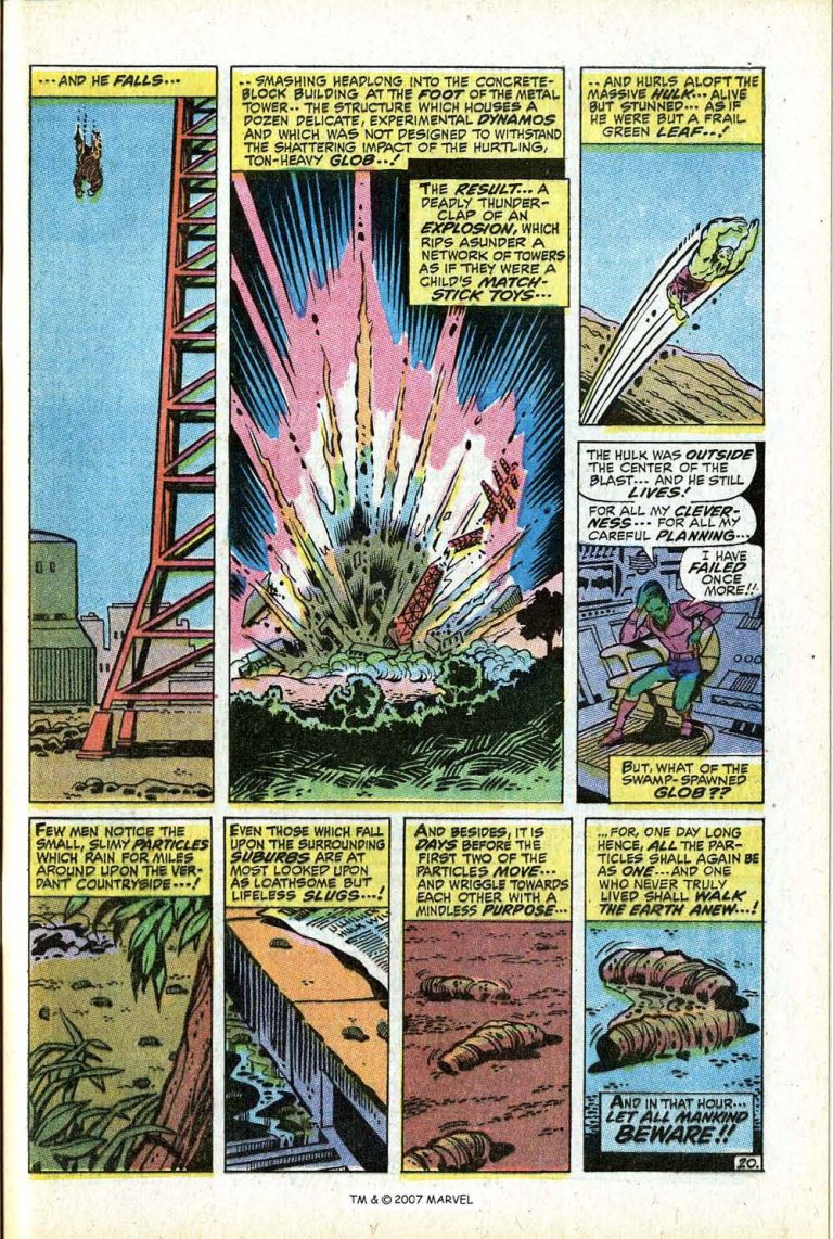 ODDBALL COMICS: Herb Trimpe’s THE GLOB Was a Real Pile of Poo — and We ...