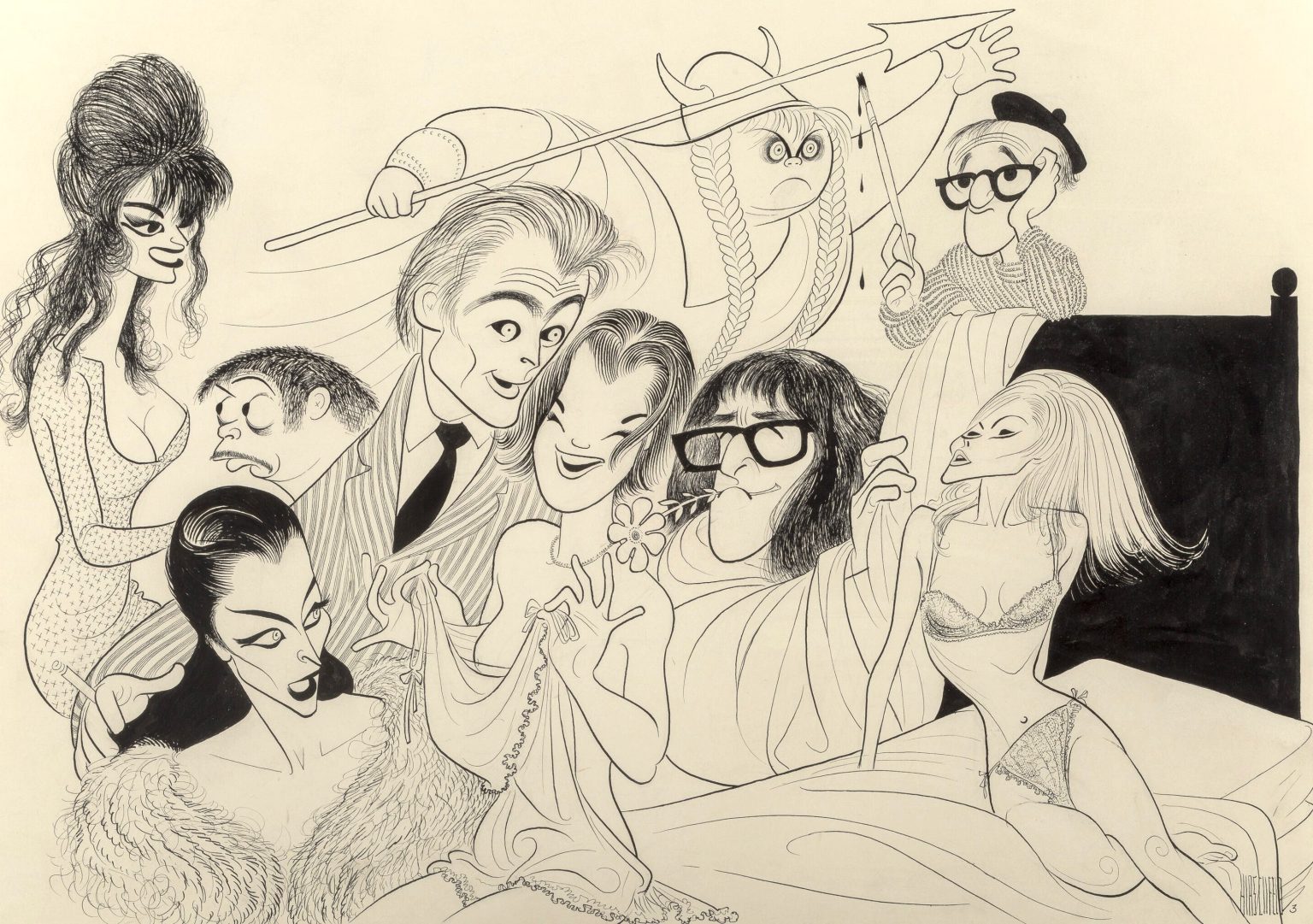 THE GAME OF NINA: An AL HIRSCHFELD Birthday Tribute | 13th Dimension ...