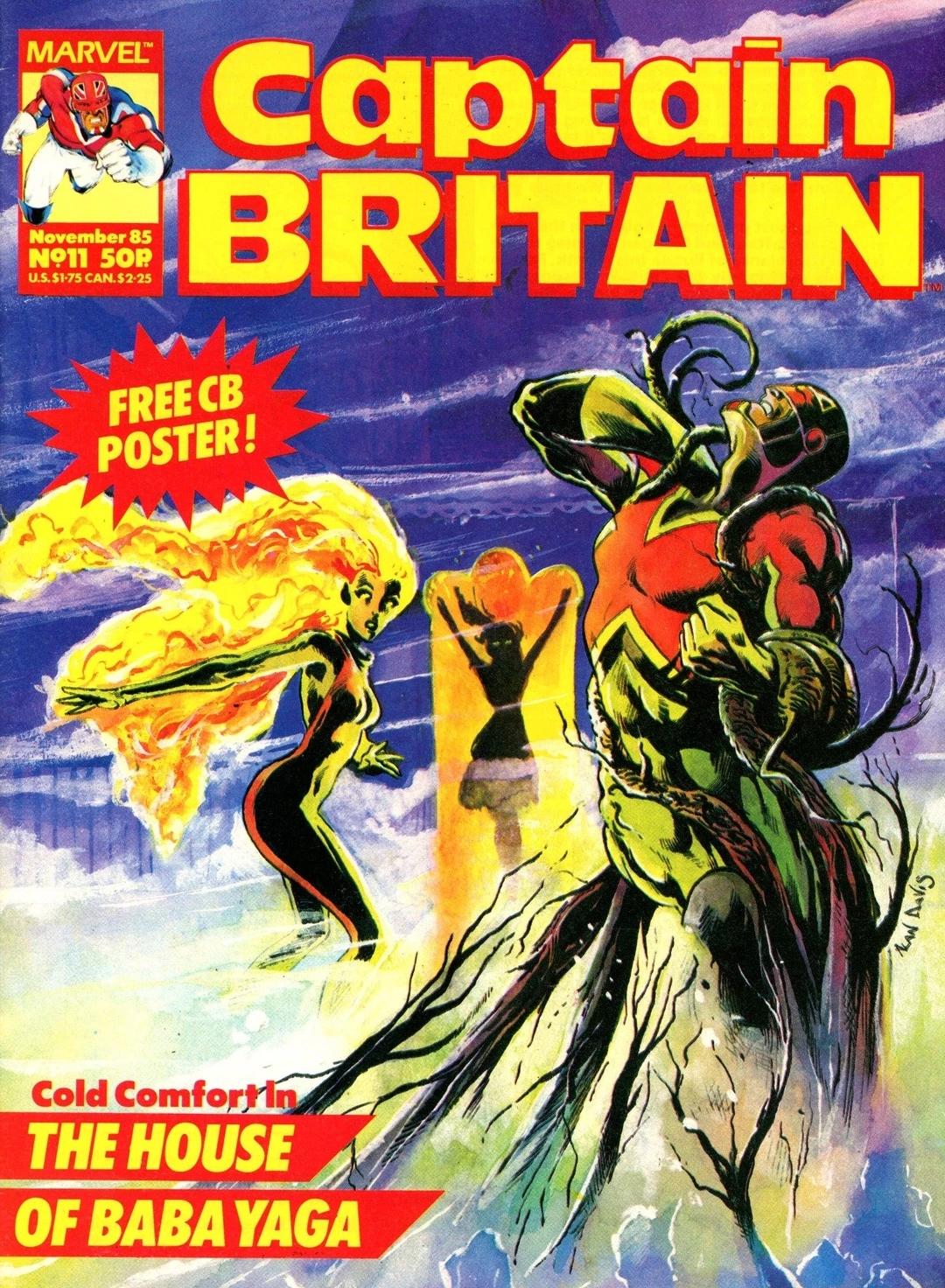 13 COVERS: The CAPTAIN BRITAIN of ALAN DAVIS | 13th Dimension, Comics ...