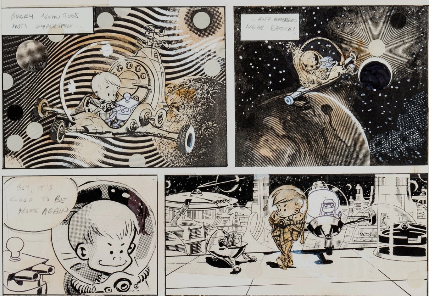 ODDBALL COMICS: Wallace Wood’s BUCKY RUCKUS | 13th Dimension, Comics ...