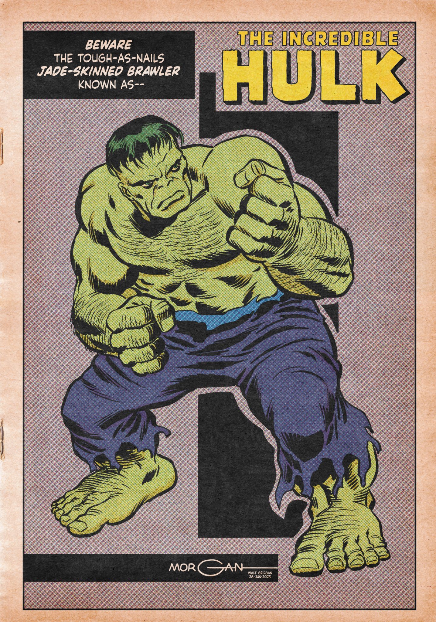 Get Ready to Brawl with Artist Tom Morgan’s INCREDIBLE HULK | 13th ...