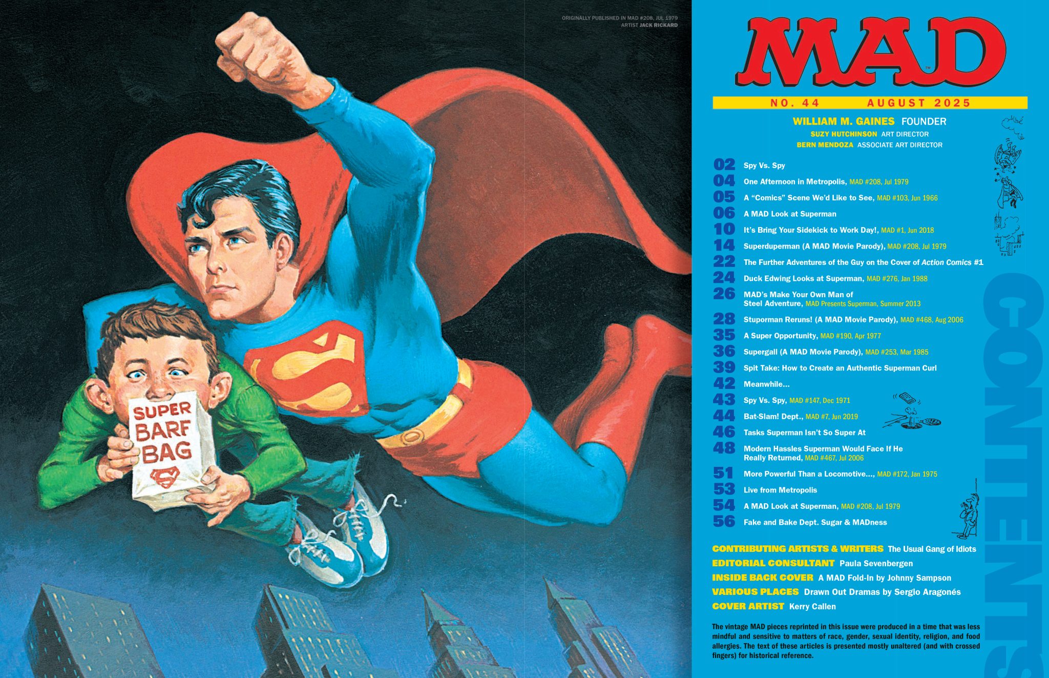 Hey, Check Out KERRY CALLEN’s Cover for the New MAD SUPERMAN SPECIAL ...