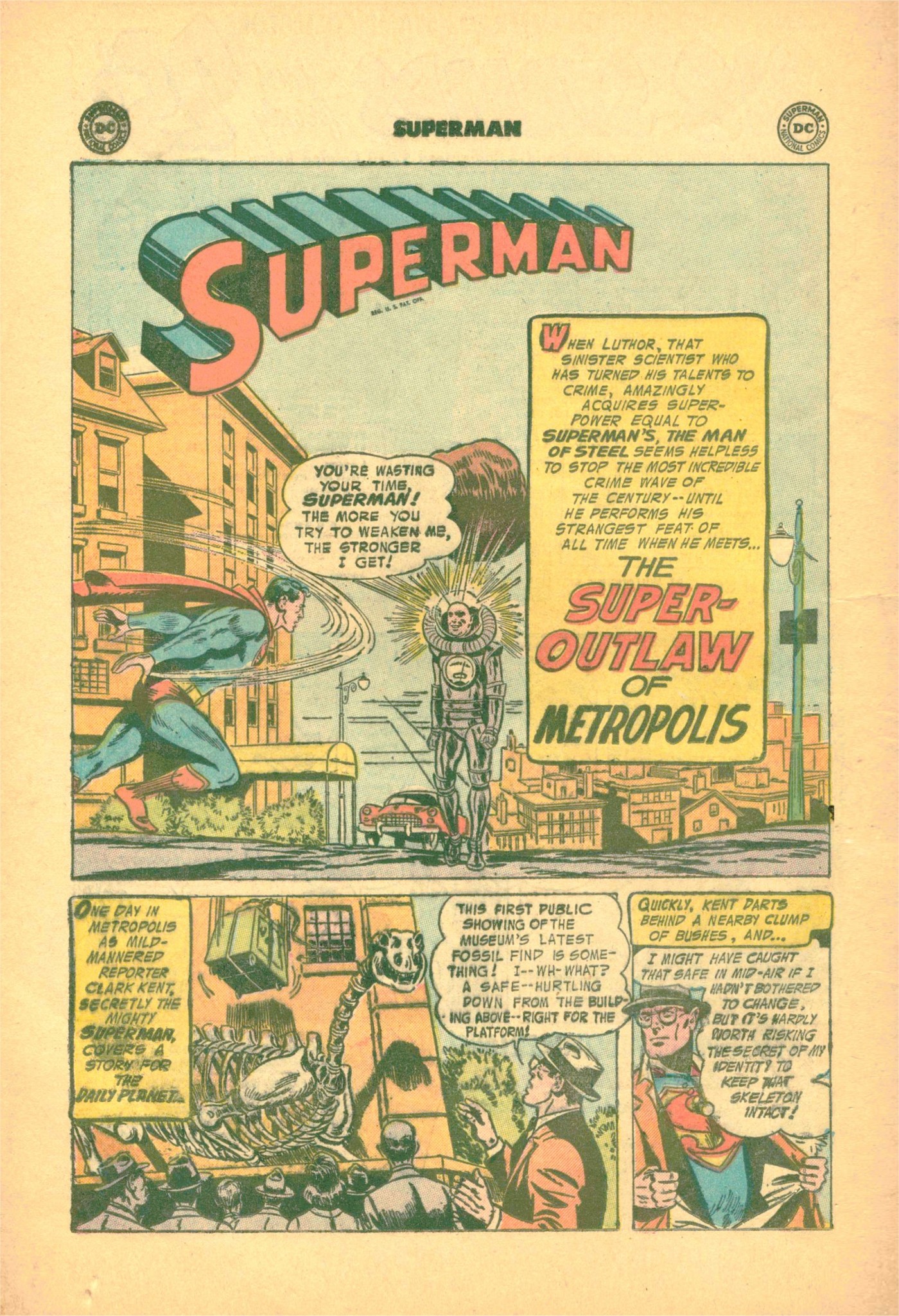 PAUL KUPPERBERG: My 13 Favorite WAYNE BORING SUPERMAN Splash Pages ...