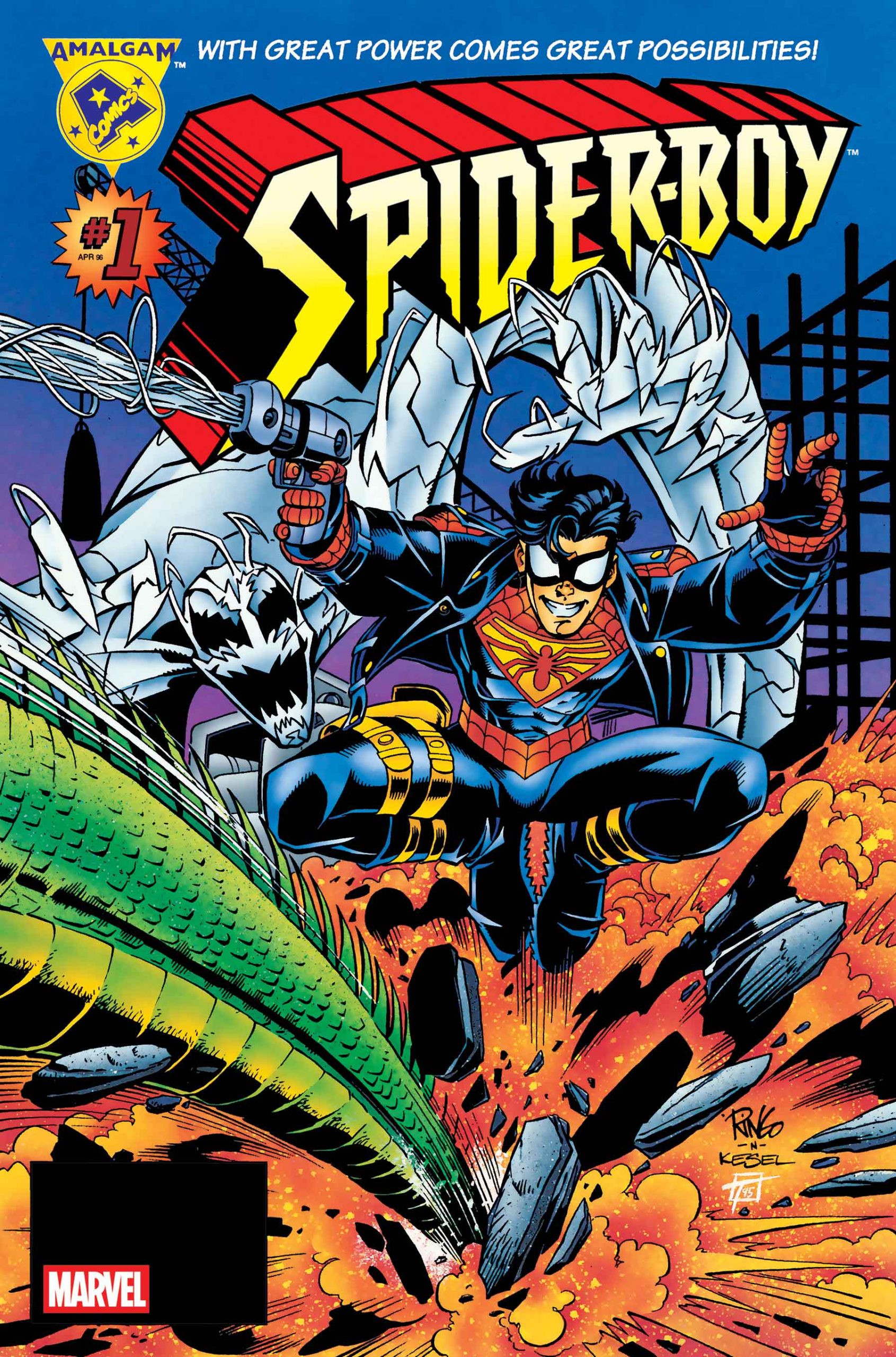 The First MARVEL/DC Facsimile Edition Is… AMALGAM SPIDER-BOY #1 | 13th ...