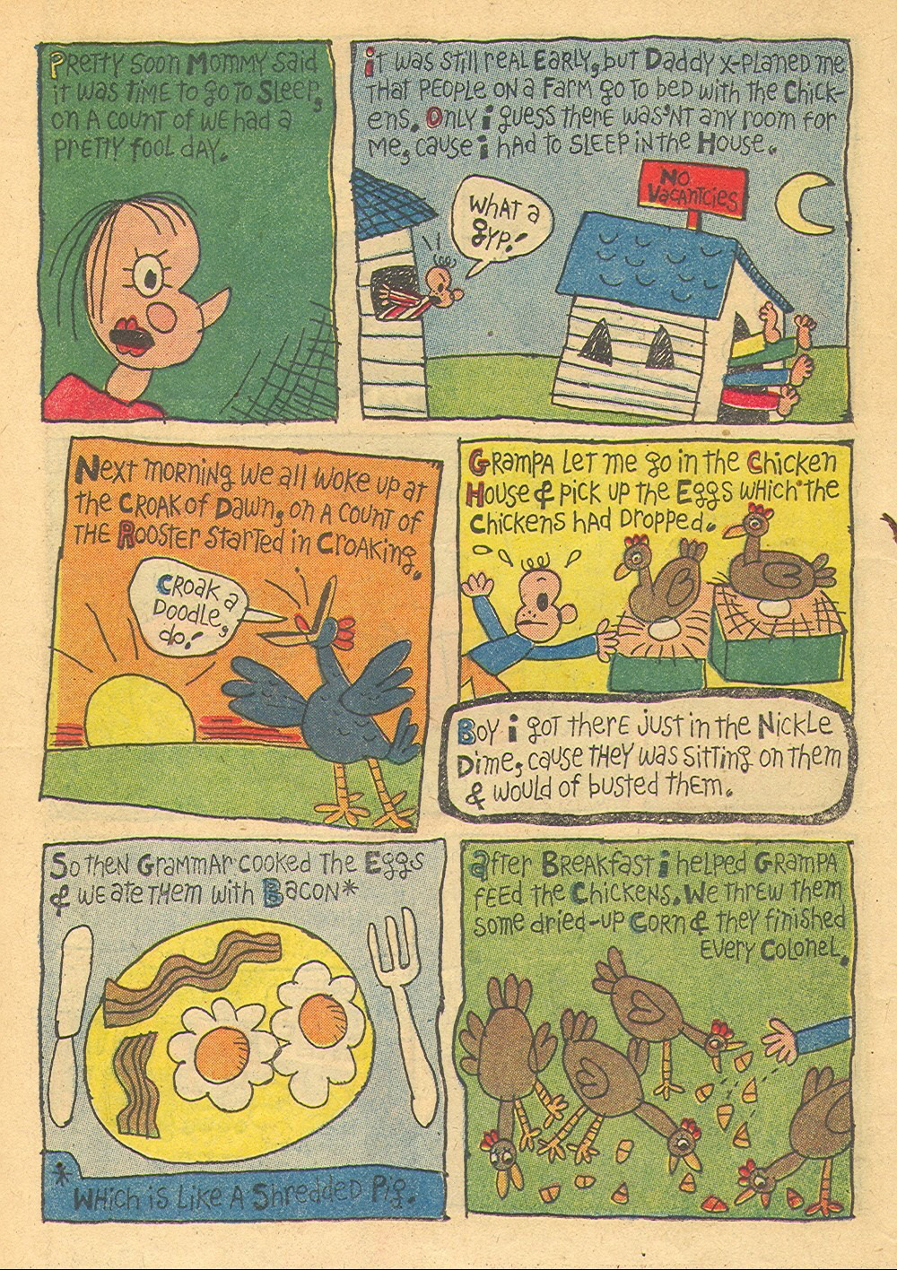 ODDBALL COMICS: Jack Mendelsohn’s Wonderfully Loopy JACKY’S DIARY | 13th Dimension, Comics ...