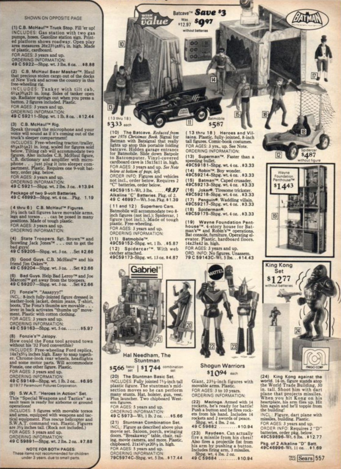 13 GREAT GIFTS From the SEARS CHRISTMAS WISH BOOK — 1974-1987 | 13th ...