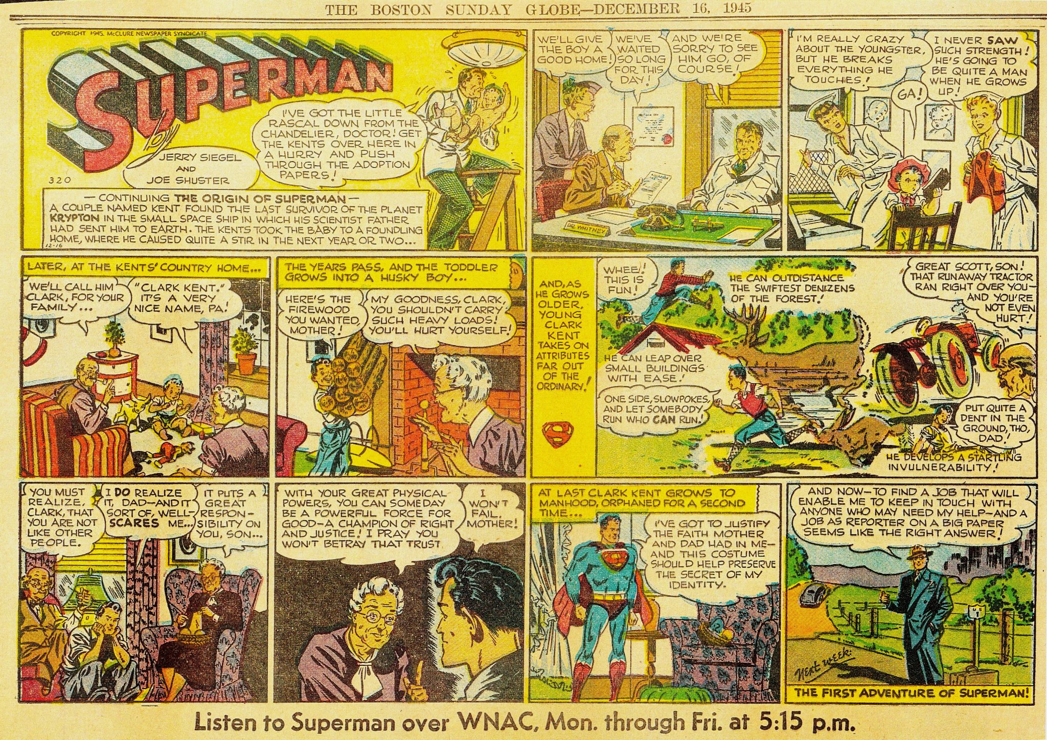 Dig This Special SUPERMAN ORIGIN STORY That Debuted 80 Years Ago | 13th ...