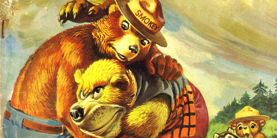 ODDBALL COMICS: When SMOKEY (the) BEAR Was Macho | 13th Dimension ...