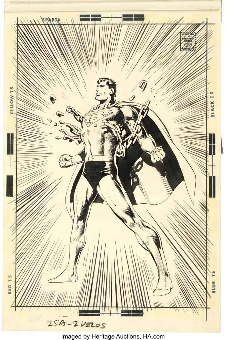 NEAL ADAMS’ SUPERMAN #233 Original Cover Art Sells for Smashing ...