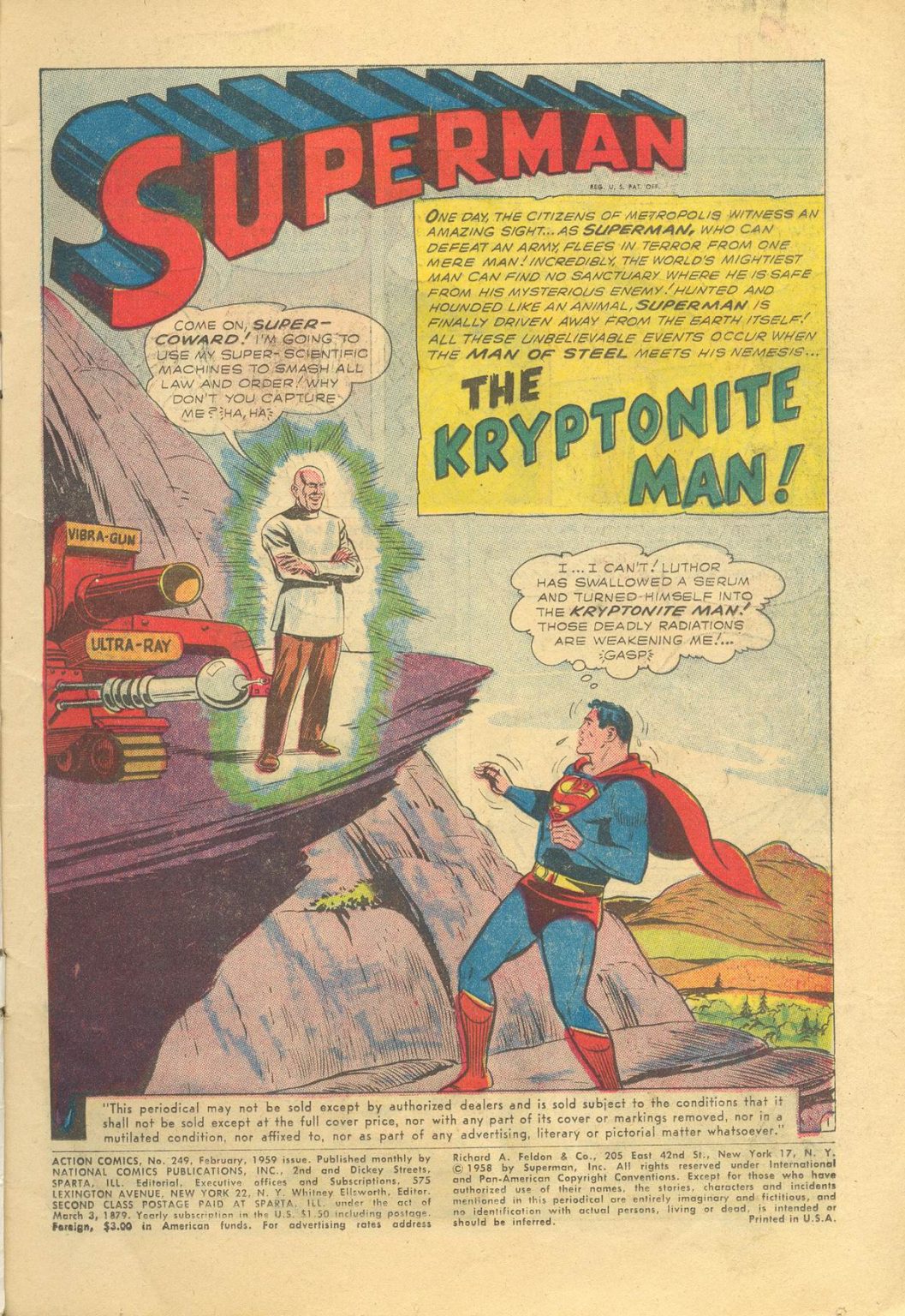 PAUL KUPPERBERG: My 13 Favorite (Mostly SUPERMAN) AL PLASTINO Splash ...