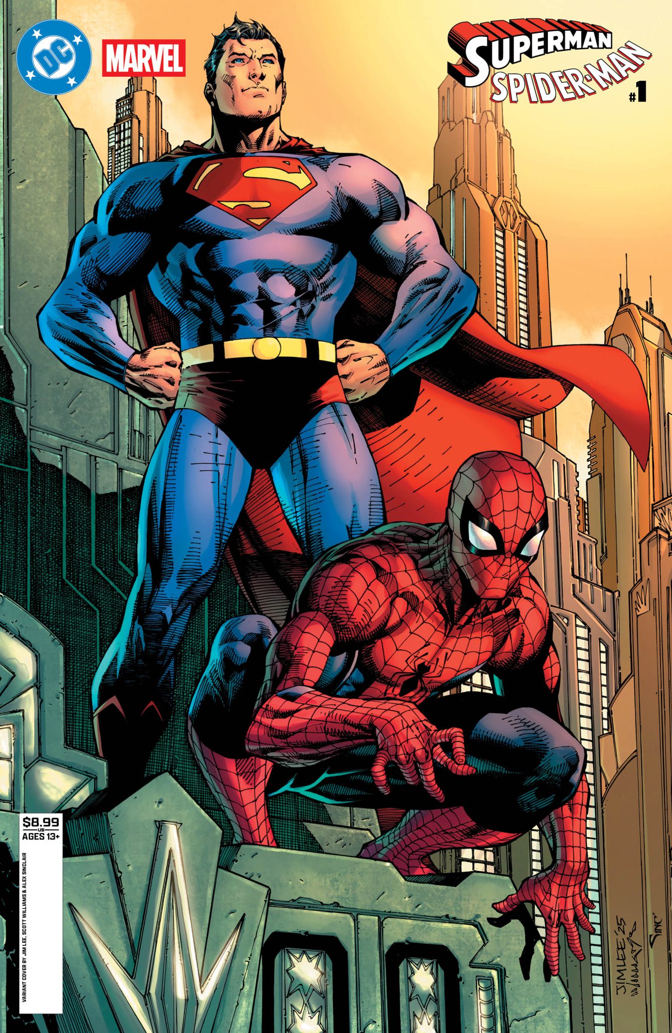 SUPERMAN/SPIDER-MAN #1 — by MARK WAID and JORGE JIMENEZ — Gets Its ...