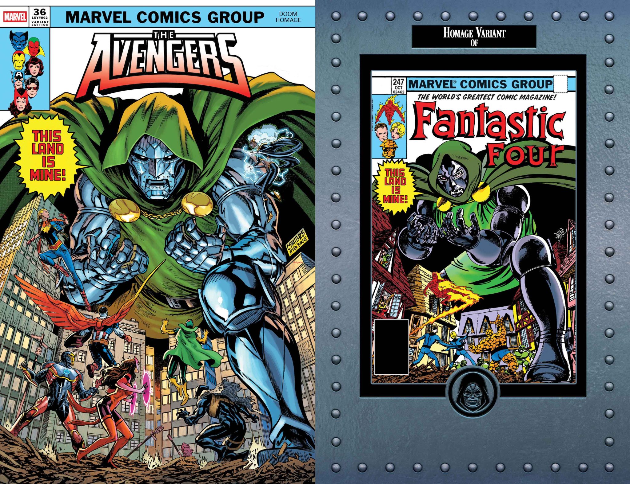 MARVEL to Unleash Wave of DOCTOR DOOM Homage Variant Covers for March ...