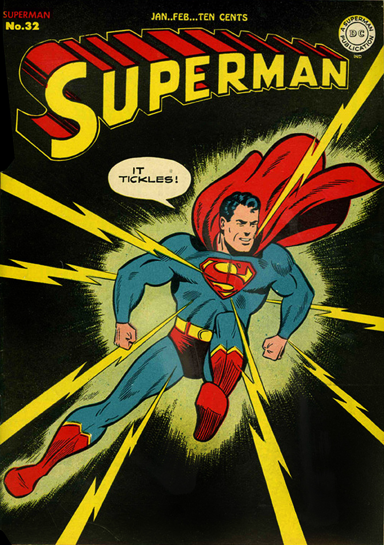 CLASSIC COVERS RE-IMAGINED — SUPERMAN: “It Tickles! No, I Mean It ...