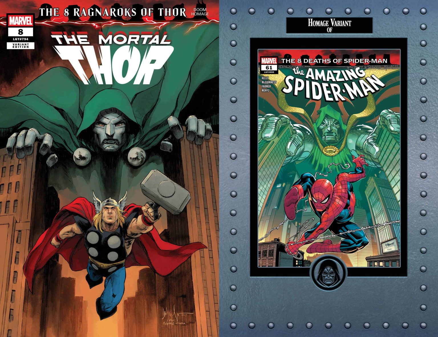 MARVEL to Unleash Wave of DOCTOR DOOM Homage Variant Covers for March ...