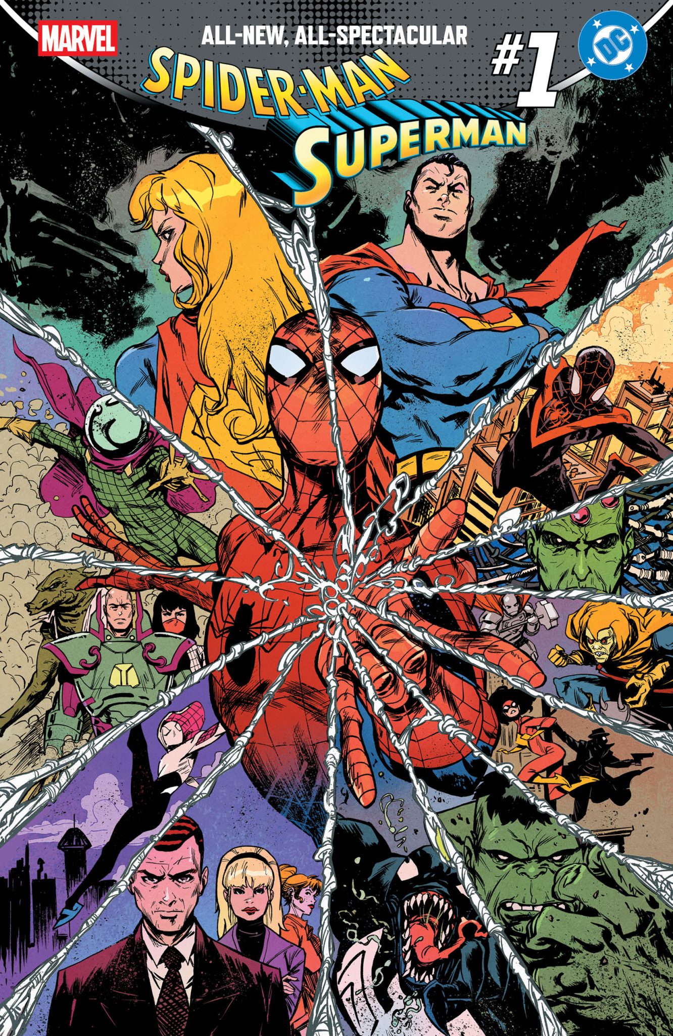 MARVEL Unveils FINAL SPIDER-MAN/SUPERMAN #1 Covers | 13th Dimension ...